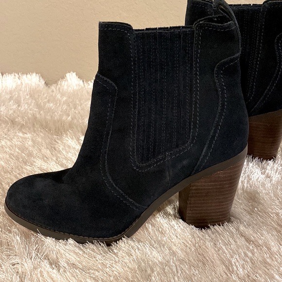 Sole Society | Shoes | Navy Blue Booties | Poshmark